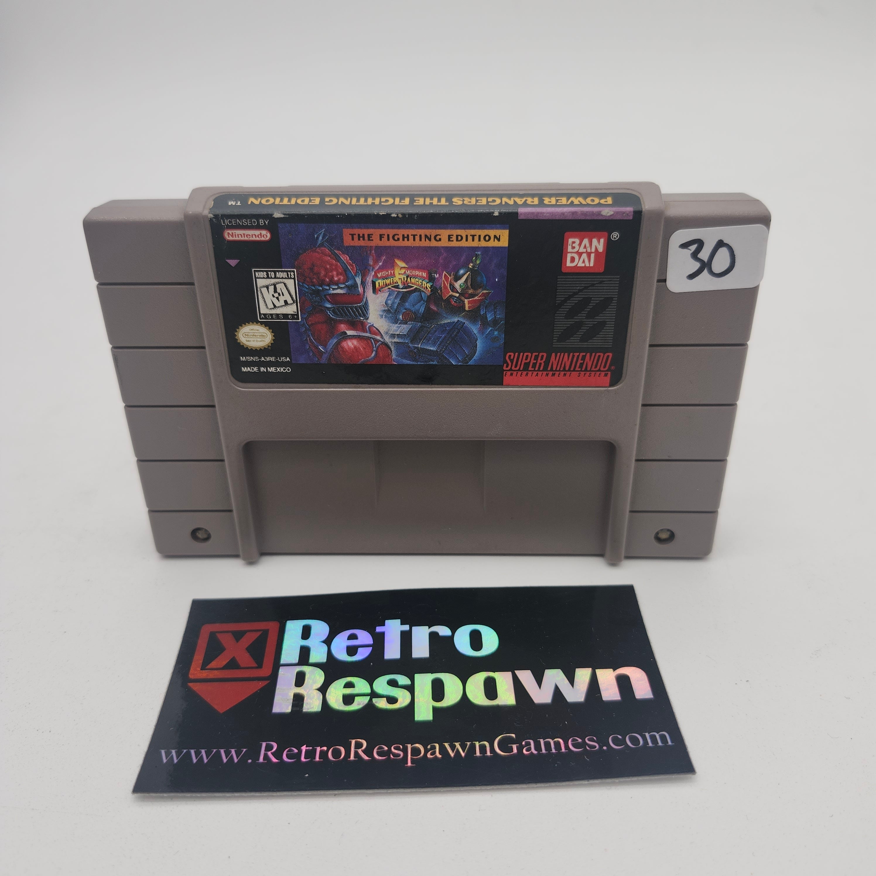Power Rangers The Fighing Edition - Super Nintendo (Game Only) – Retro Respawn