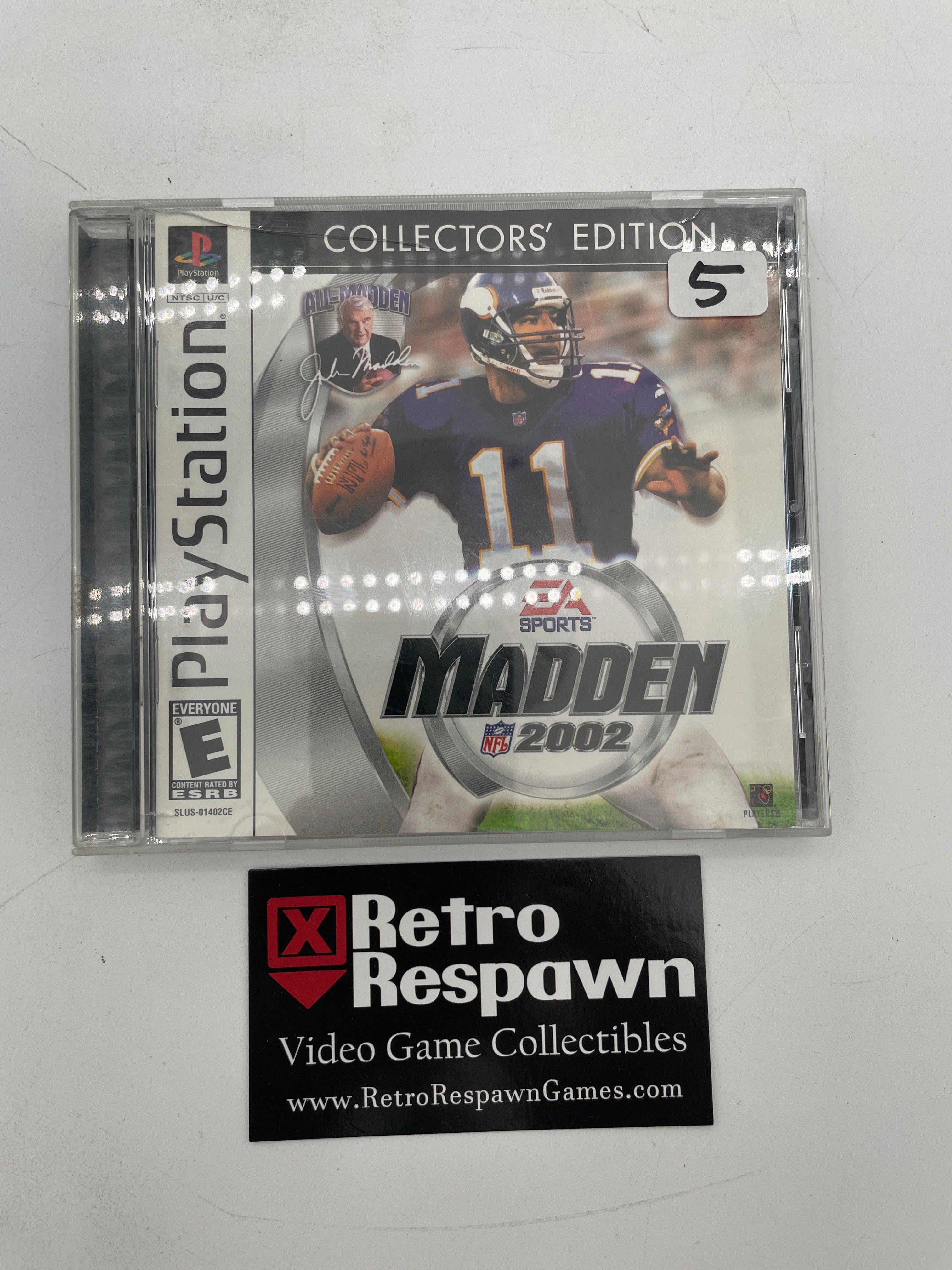 Madden 2002 [Collectors Edition] - Playstation (Complete) – Retro Respawn