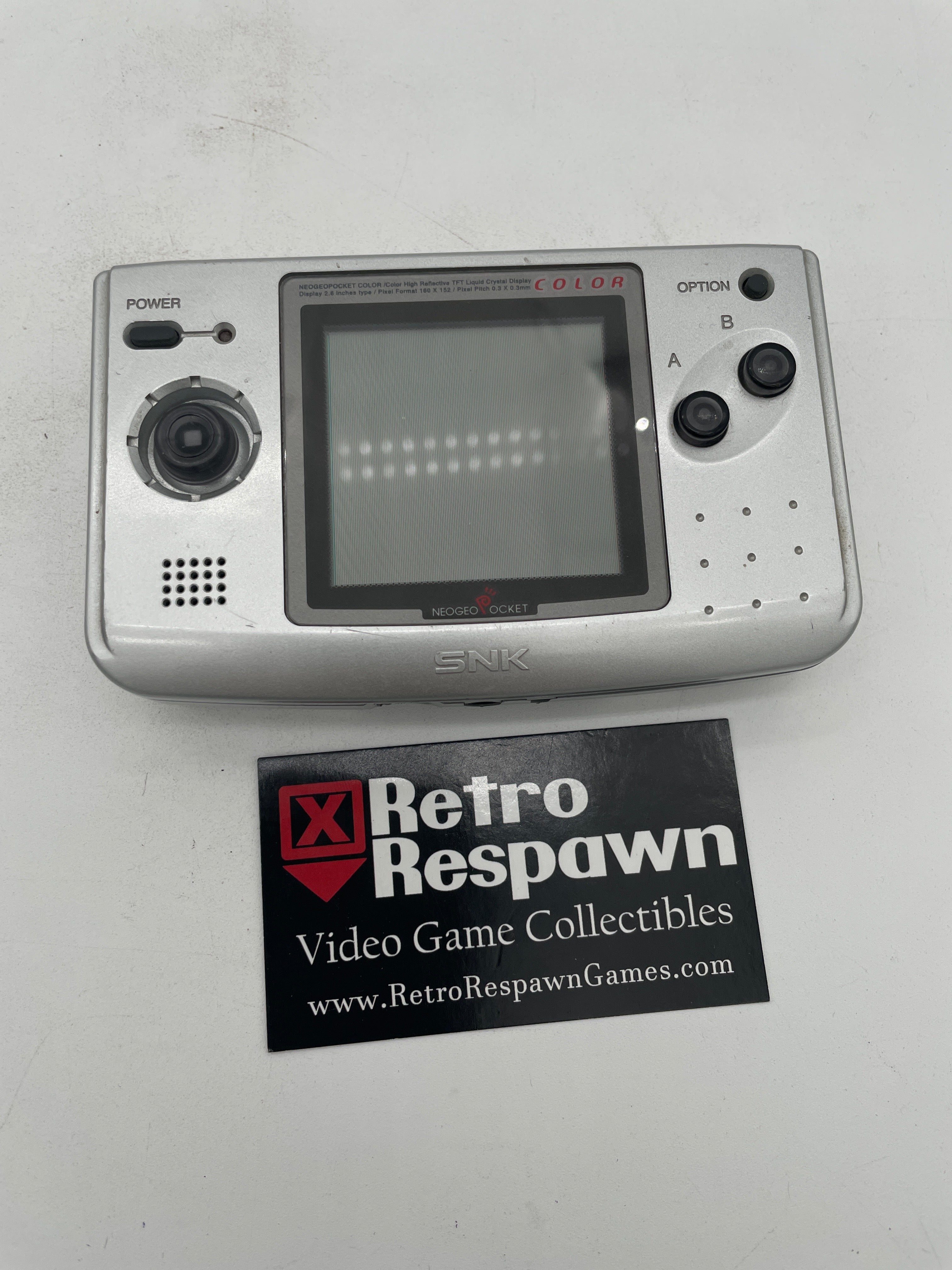 Neo Geo Pocket Color [Solid Silver] - Neo Geo Pocket Color (Console On ...
