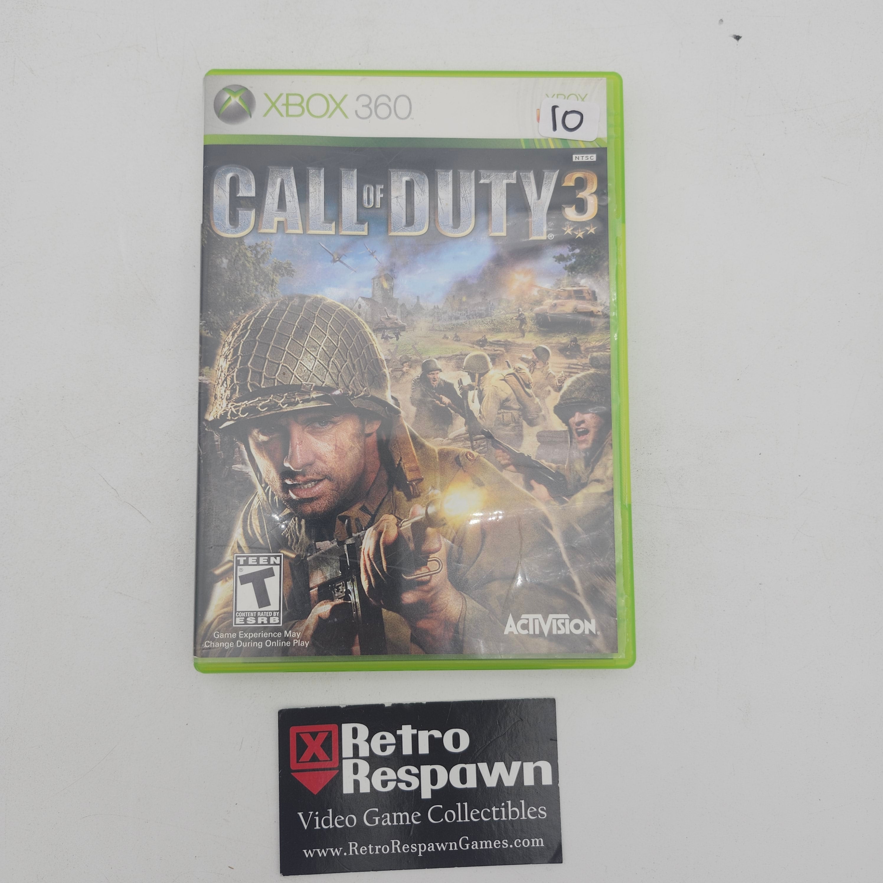 Call of Duty 3 - Xbox 360 (Complete) – Retro Respawn