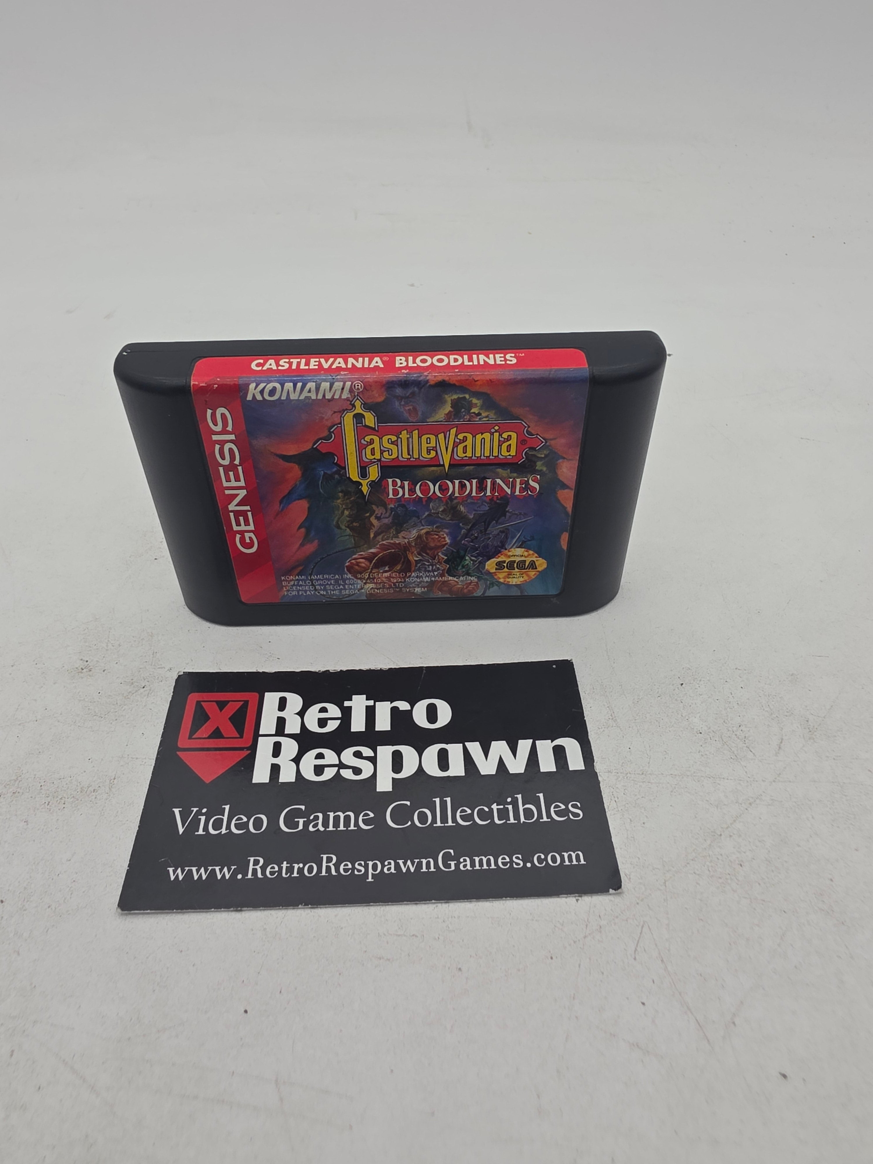 Castlevania: Bloodlines - Sega Genesis (Game Only) – Retro Respawn
