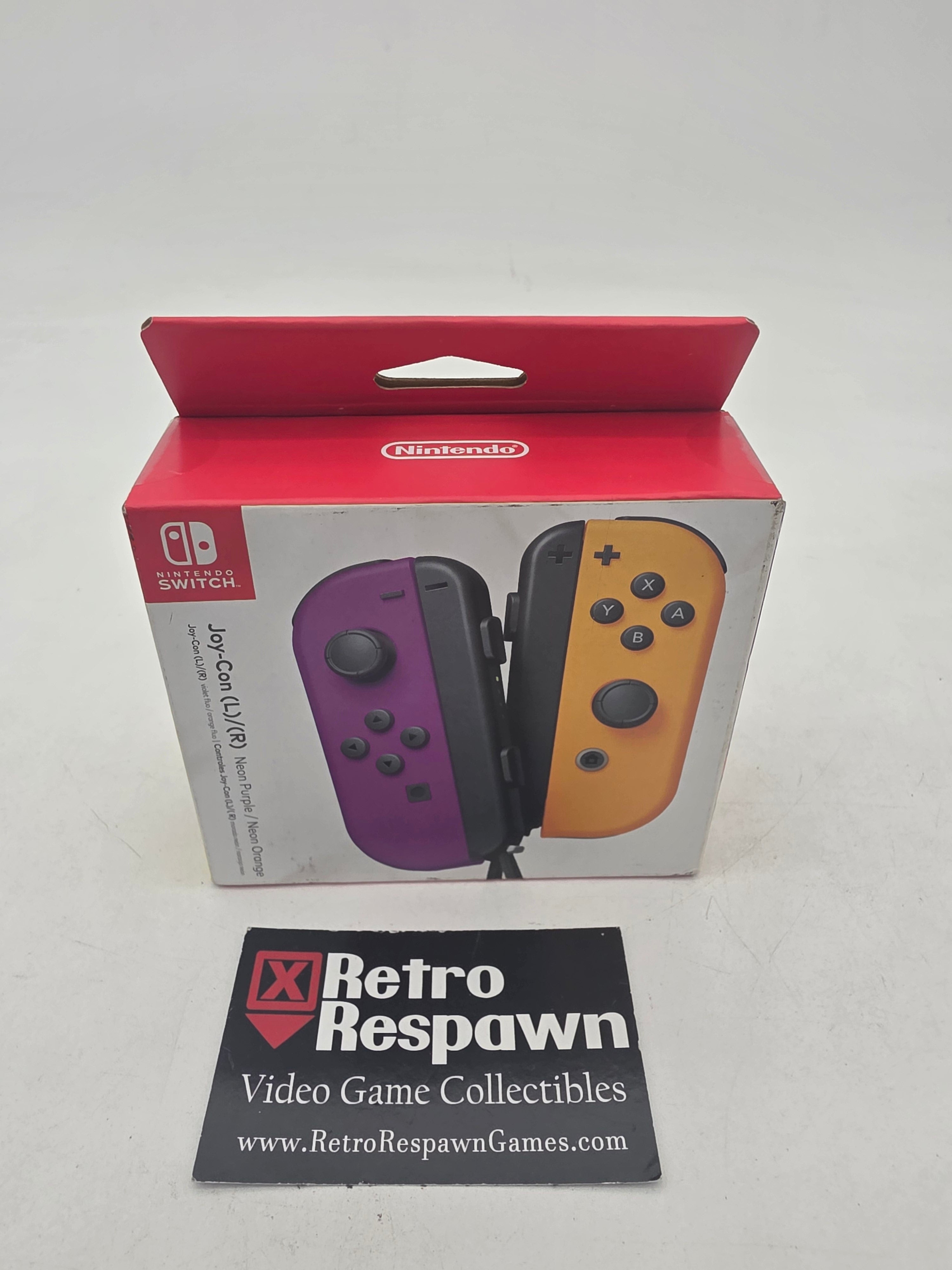 Joy-Con Neon Purple & Neon Orange - Nintendo Switch (Sealed) – Retro ...