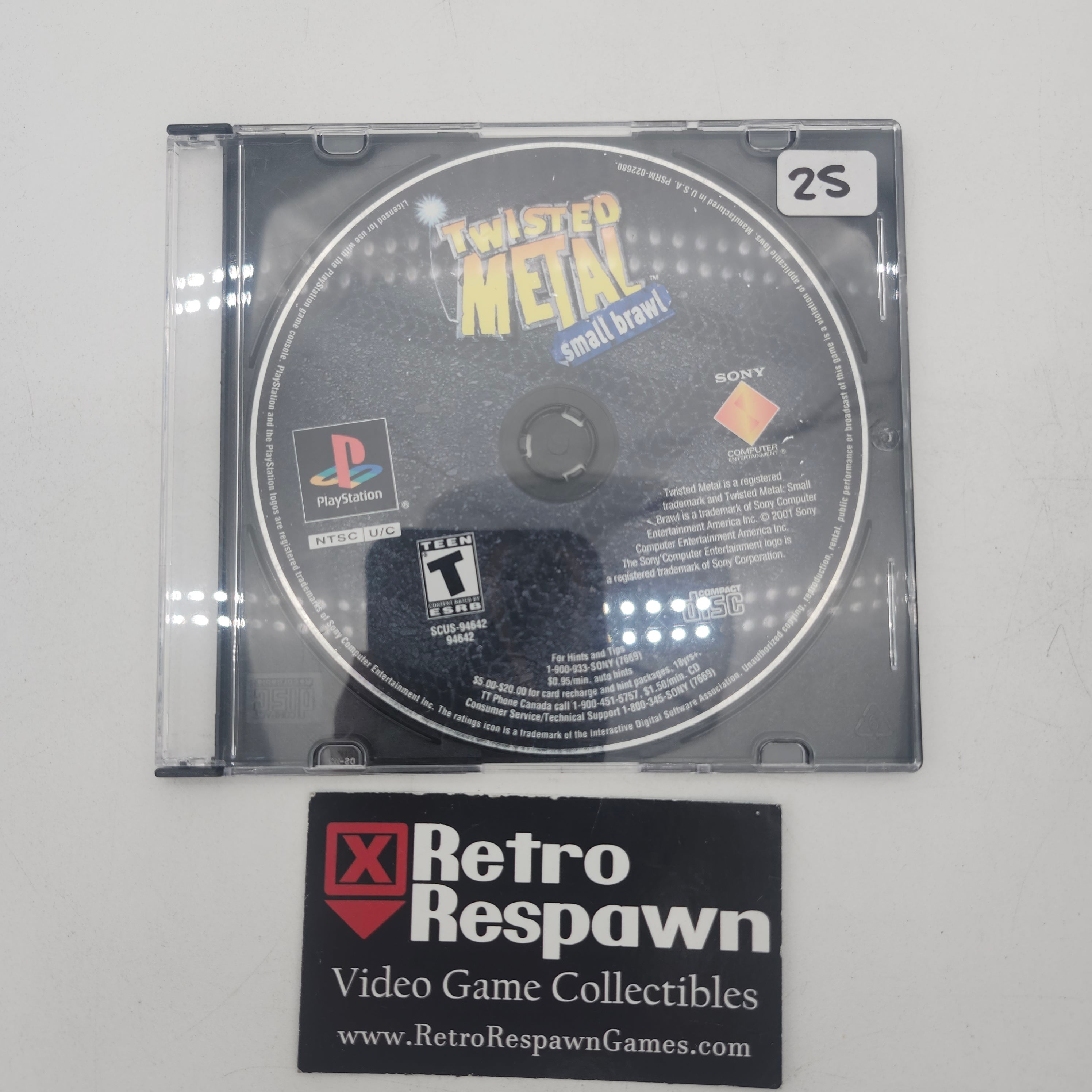 Twisted Metal Small Brawl - Playstation (Game Only) – Retro Respawn