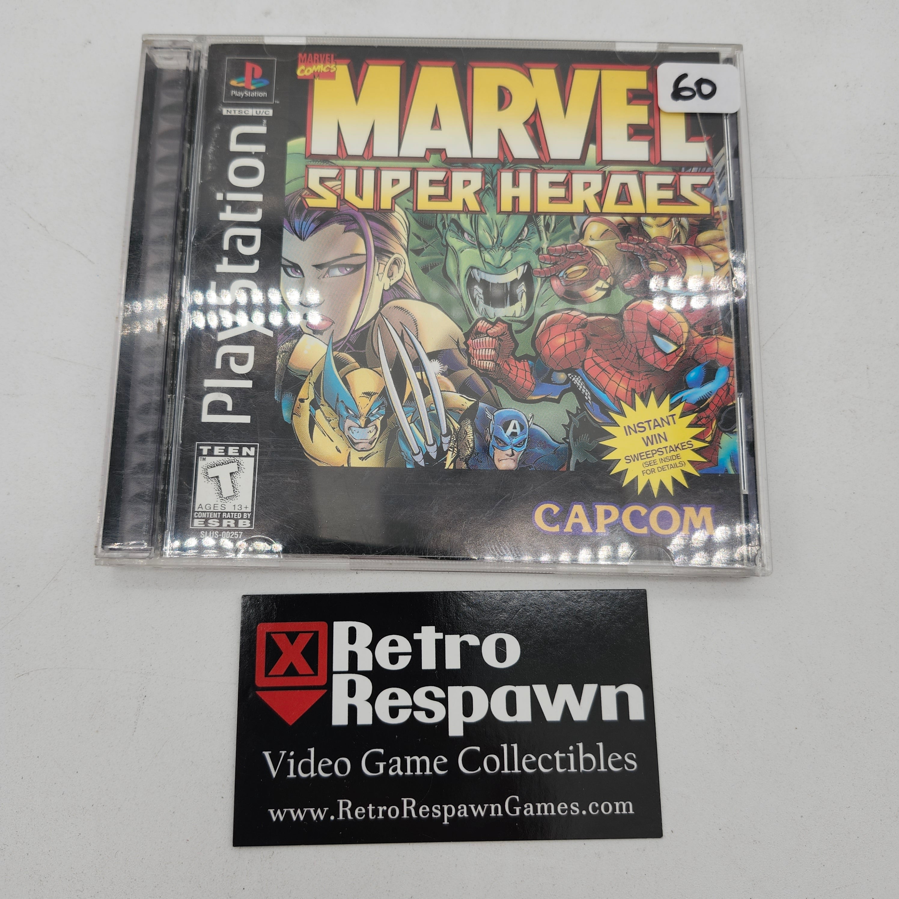 Marvel Super Heroes - Playstation (Complete) – Retro Respawn