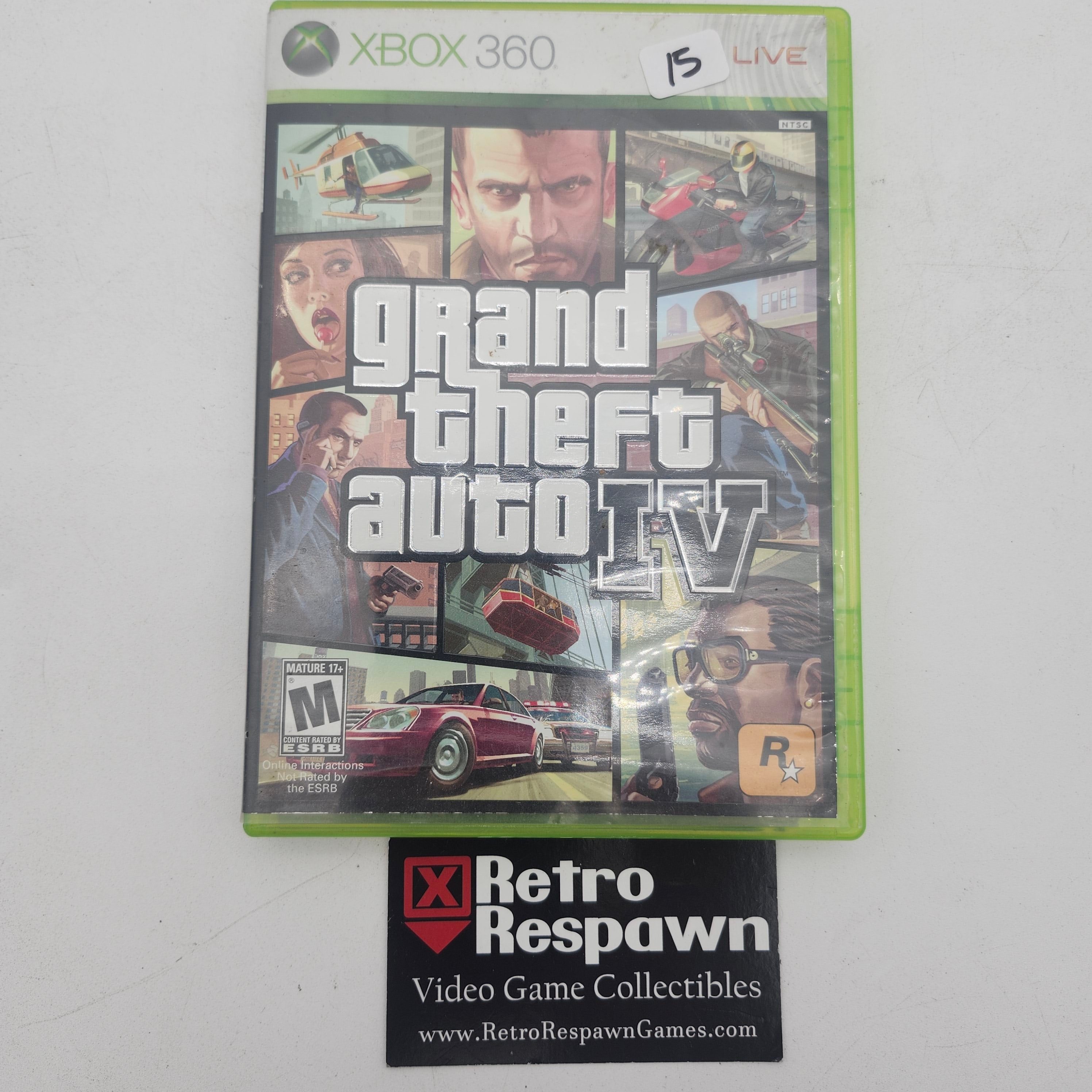 Grand Theft Auto IV - Xbox 360 (Complete) – Retro Respawn
