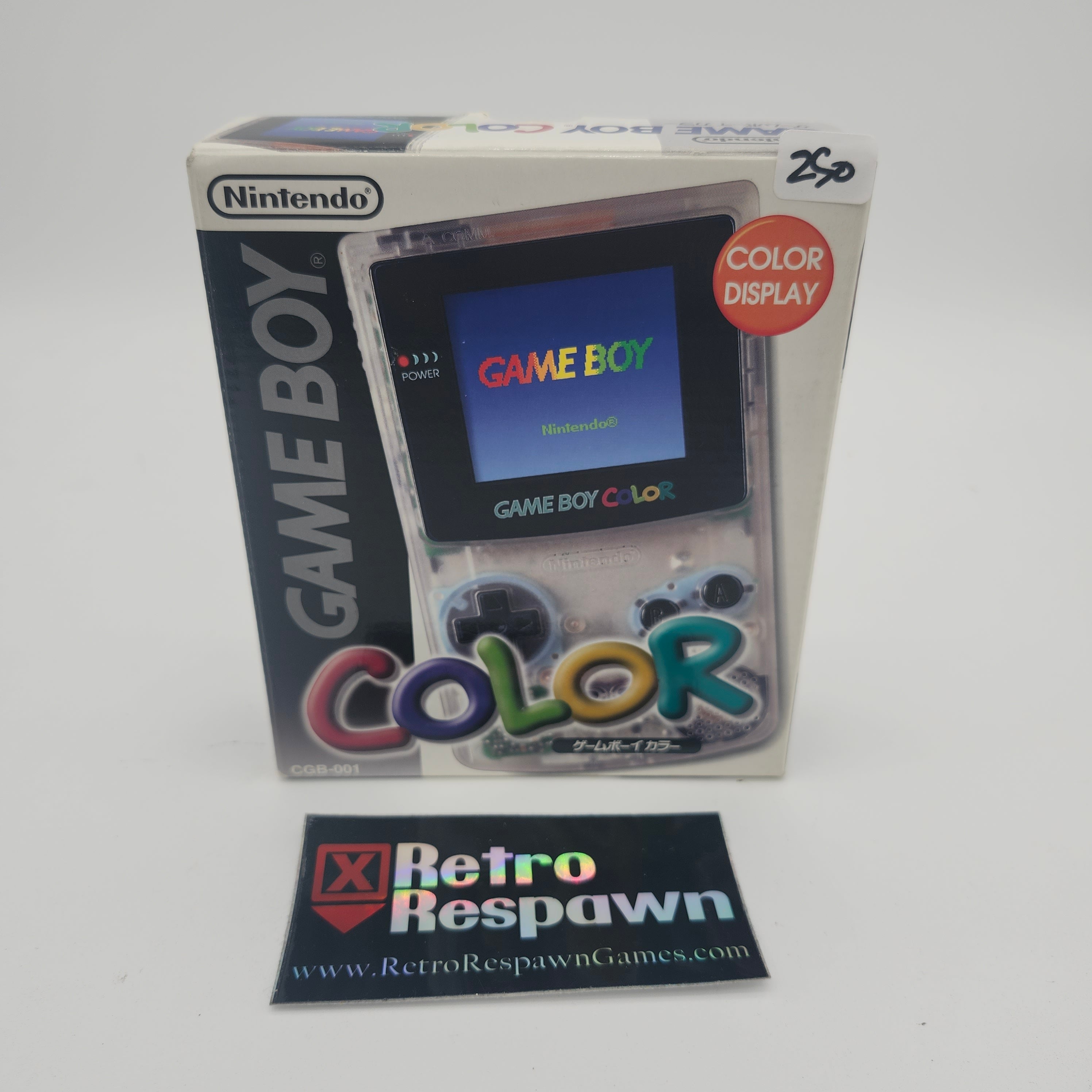 Game Boy Color [Clear] - JP GameBoy Color (Complete) – Retro Respawn